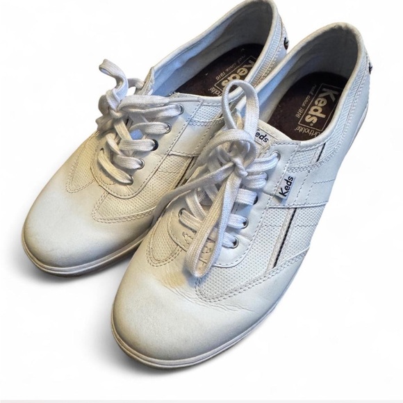 Keds | Shoes | Keds Porthole Womens Classic White Laceup Sneakers 75 ...